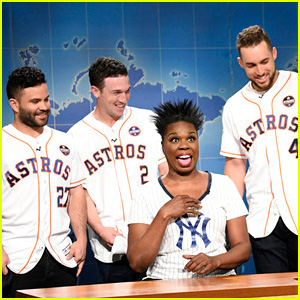 Leslie Jones Meets ‘Fine as Hell’ Houston Astros Players on ‘SNL ...