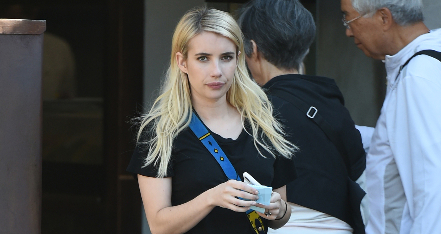 Emma Roberts Shows Off Longer Hairdo During Solo Lunch Trip | Emma ...