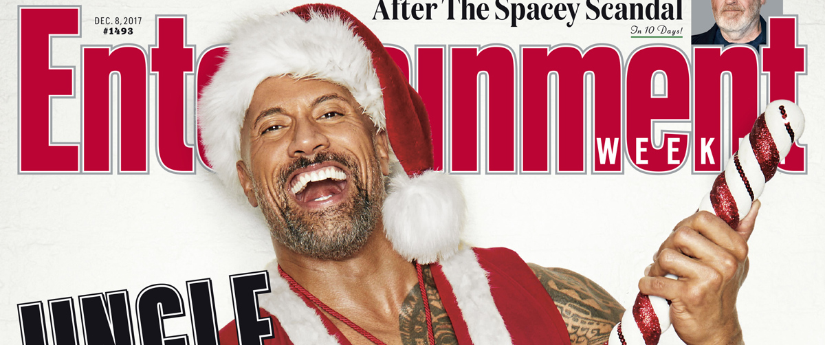 Dwayne ‘The Rock’ Johnson Dresses as Shirtless Santa! | Dwayne Johnson ...