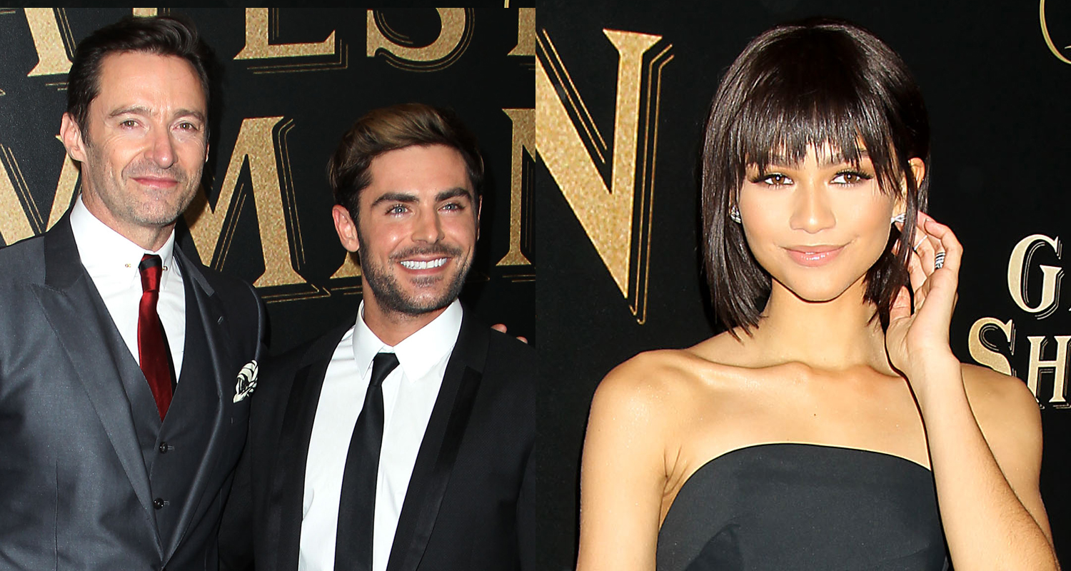 Hugh Jackman, Zac Efron, & Zendaya Premiere ‘The Greatest Showman’ in ...