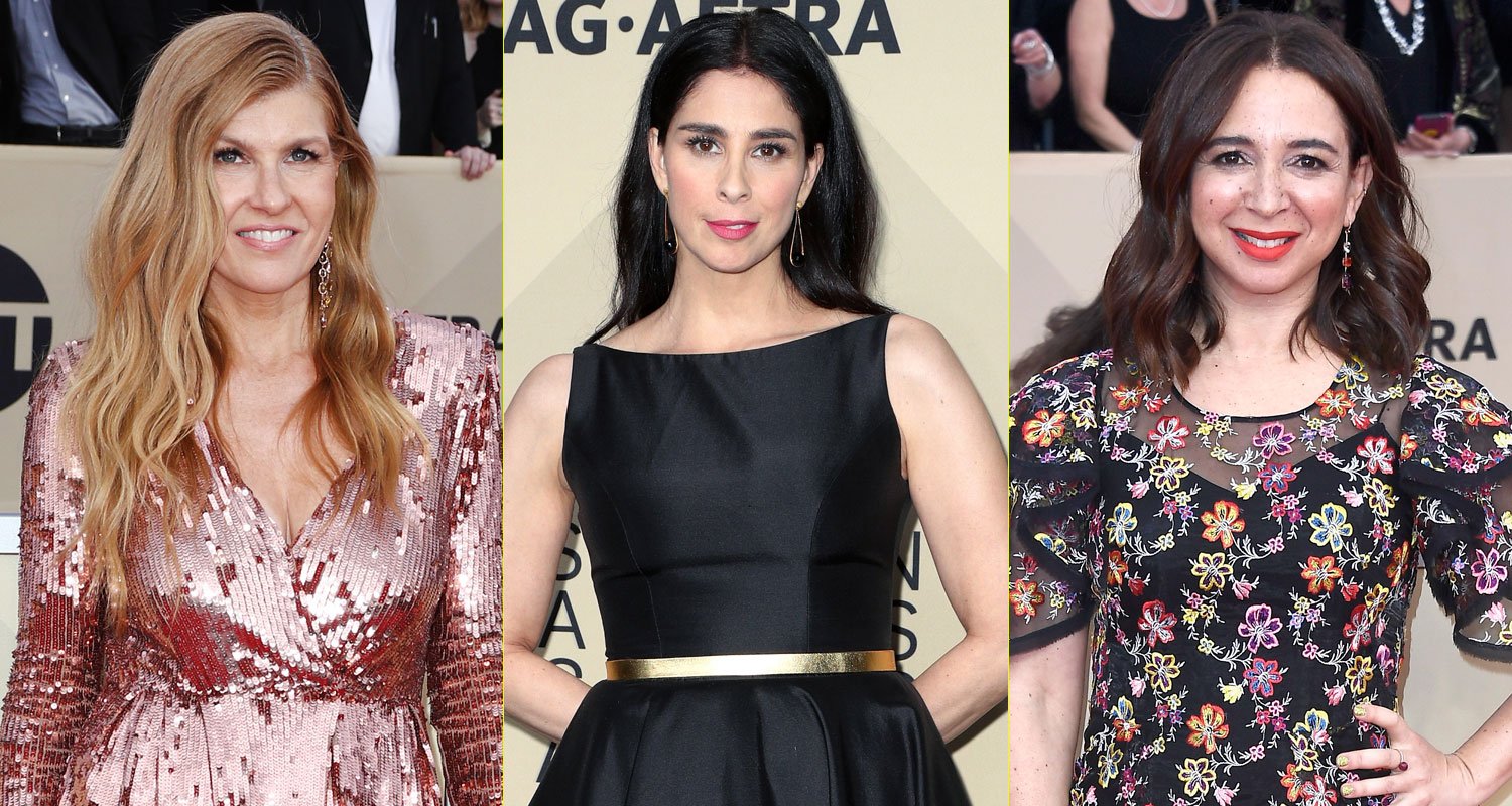 Connie Britton, Sarah Silverman & Maya Rudolph Get Glam for SAG Awards ...