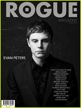 Evan Peters Broods in a Moody Shoot for ‘Rogue’ Mag | Evan Peters ...