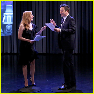Jessica Chastain Shows Jimmy Fallon What It’s Like to Play Female Roles ...