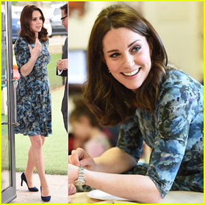Kate Middleton Shows Off Baby Bump During Reach Academy Feltham Visit ...