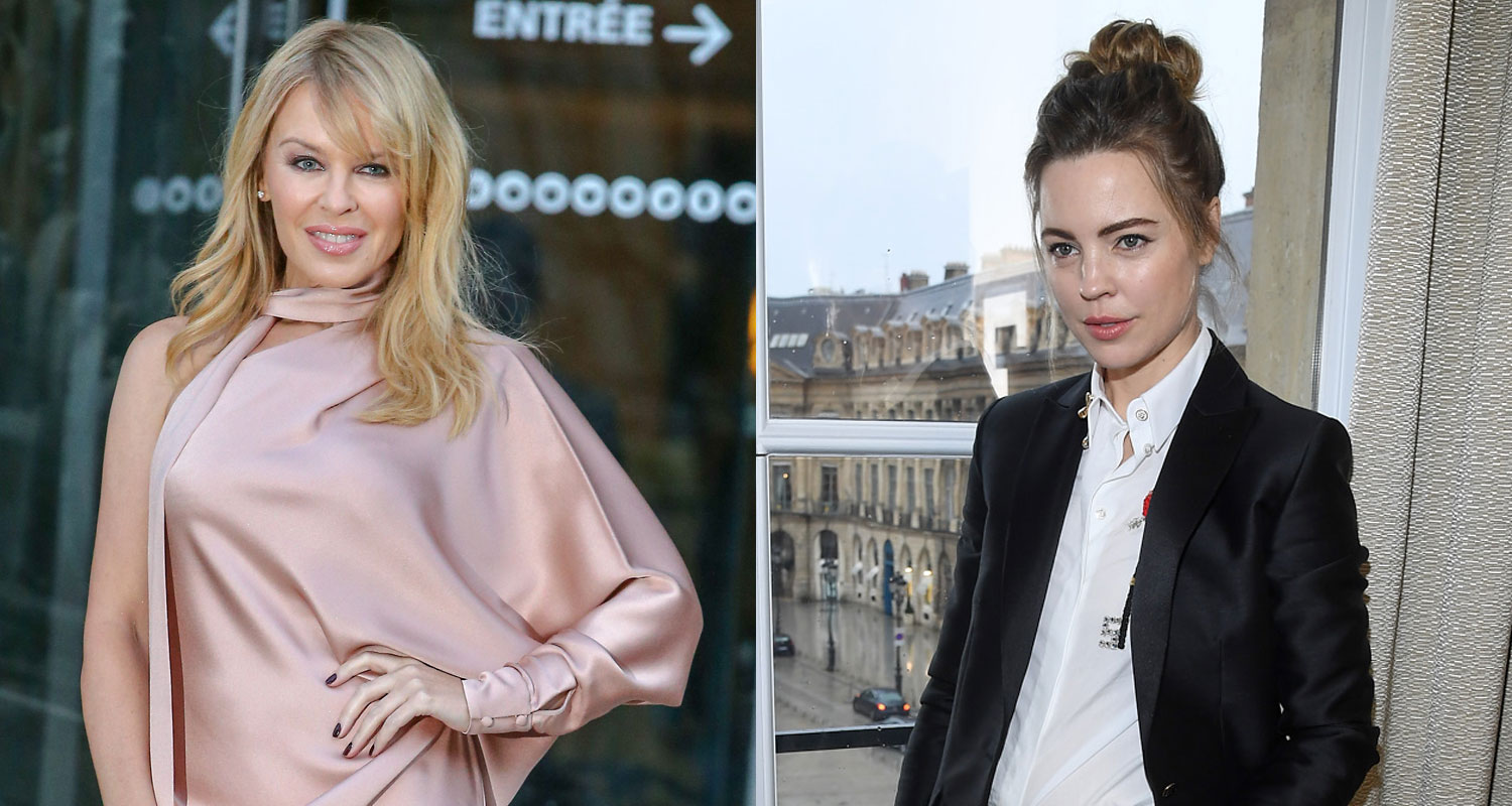 Kylie Minogue & Melissa George Get Their Fashion Show Fix in Paris ...