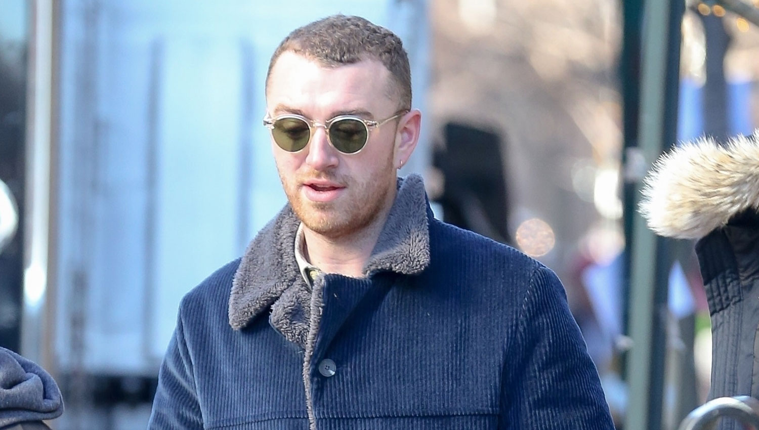 Sam Smith Bundles Up in Blue Ahead of Grammys Performance | Sam Smith ...
