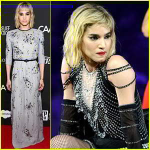 Sofia Boutella Performs a Dance Number in Madonna’s Outfit! | 2018 Golden Globes Weekend, Sofia ...