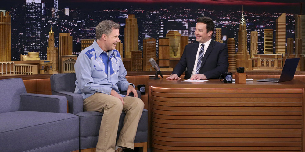 Will Ferrell Channeled Ron Burgundy in an Interview With Roger Federer ...
