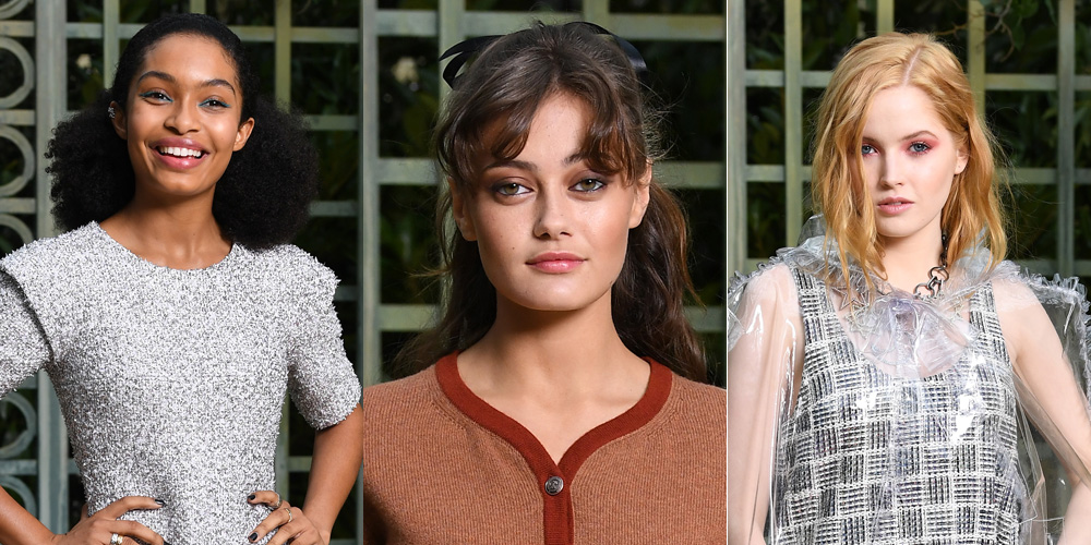 Yara Shahidi, Ella Purnell & Ellie Bamber Look Chic at Chanel Spring ...