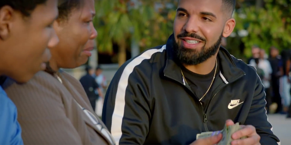 Drake Gives Away a Million Dollars in ‘God’s Plan’ Music Video – Watch ...