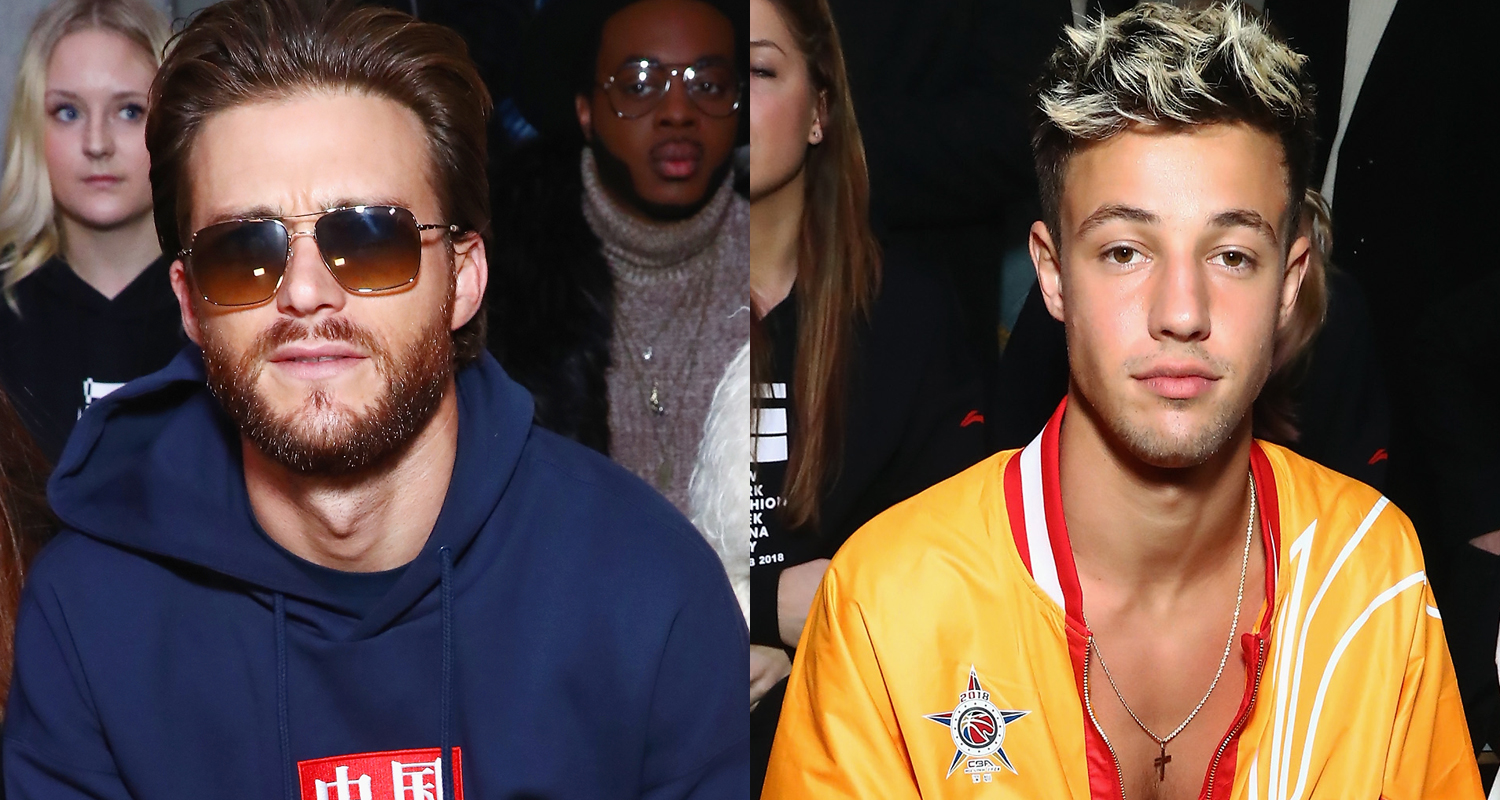 Scott Eastwood & Cameron Dallas Sit Front Row at Li-Ning NYFW Fashion ...