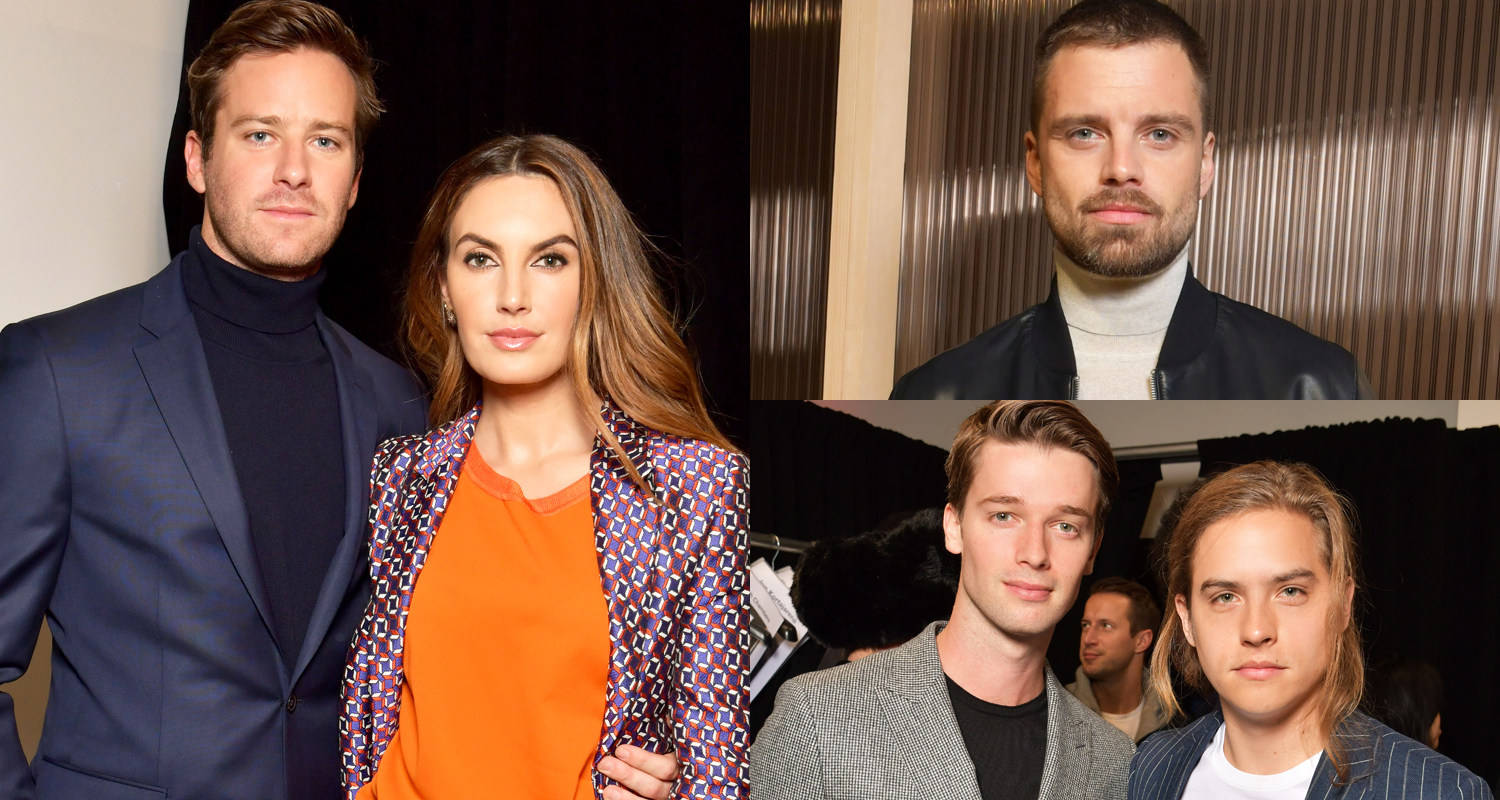 Armie Hammer, Sebastian Stan & More Studs Step Out for Boss Menswear ...