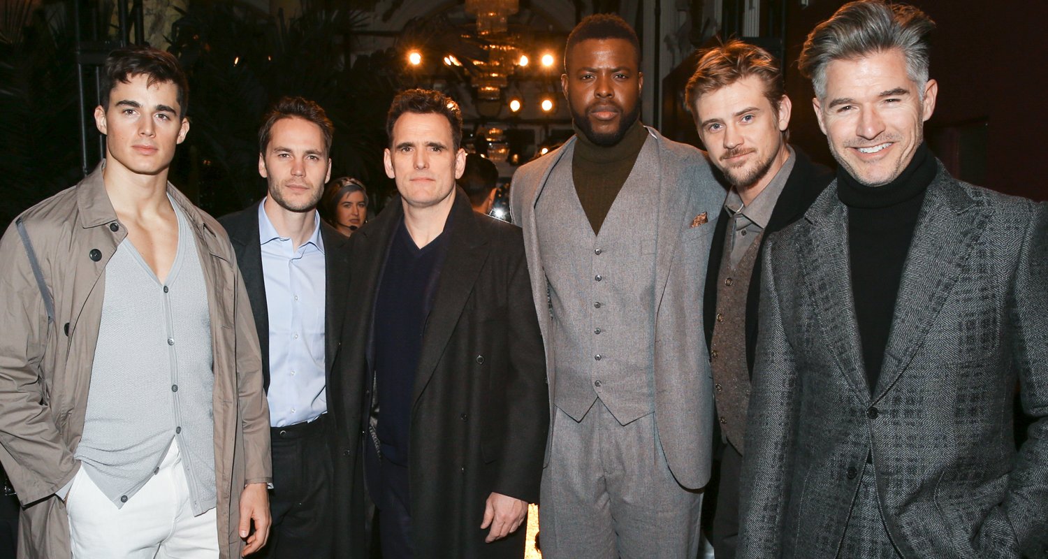 Taylor Kitsch, Winston Duke & Boyd Holbrook Buddy Up at Joseph Abboud ...