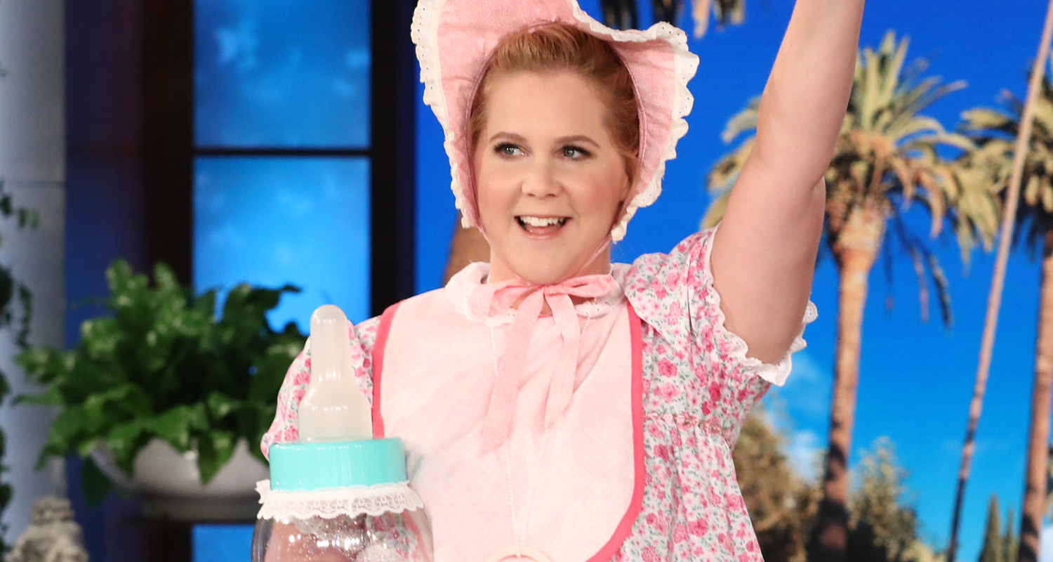 Amy Schumer Dresses As Baby To Debut Trailer For New Film ‘I Feel ...