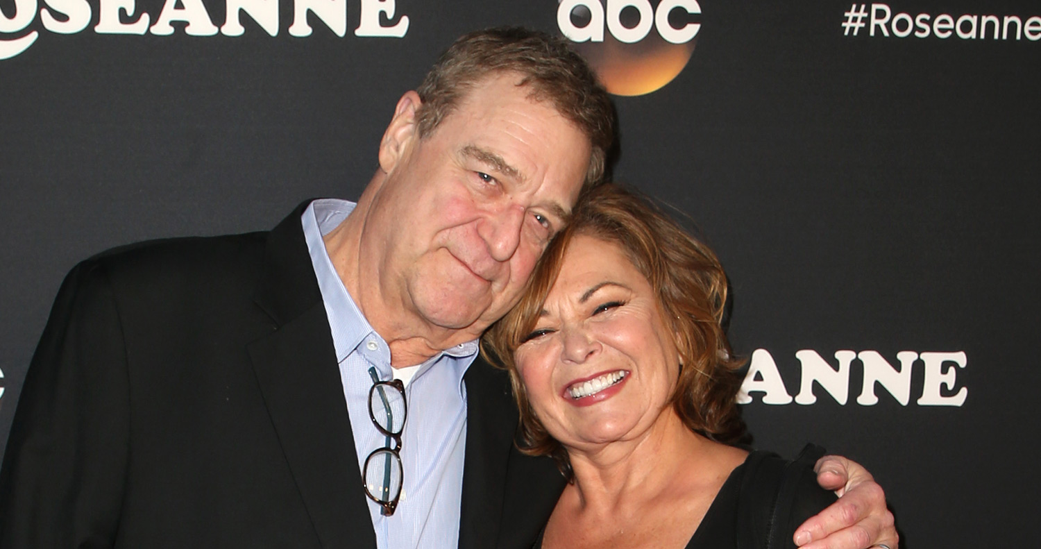 Roseanne Barr & John Goodman Buddy Up at ‘Roseanne’ Reboot Premiere ...