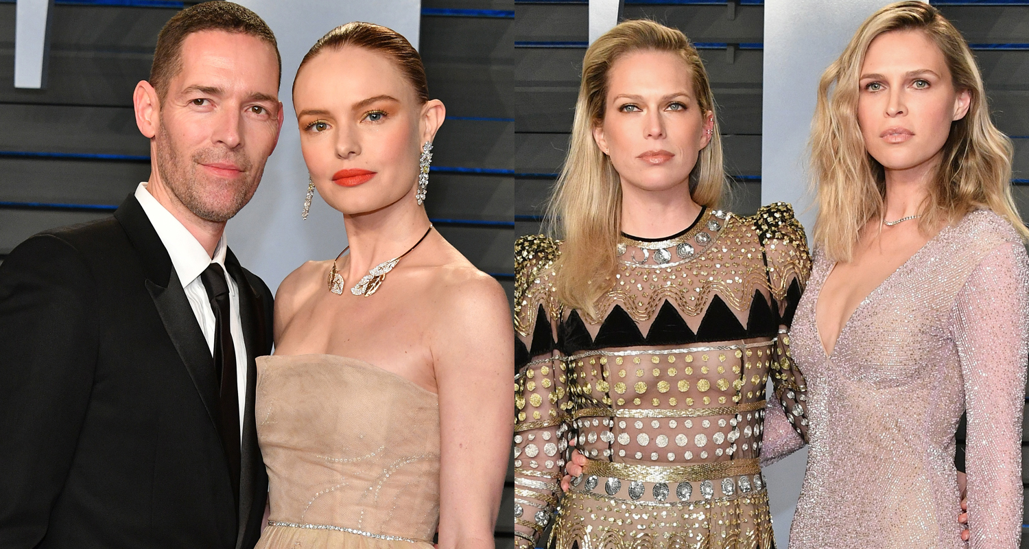 Kate Bosworth & Michael Polish Couple Up at Vanity Fair Oscars Party ...