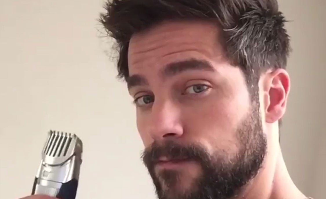 Fifty Shades’ Brant Daugherty Takes Fans Inside His Beard Trimming ...