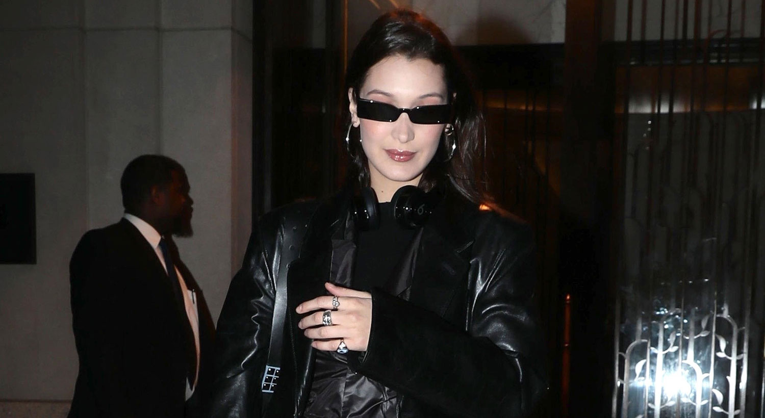 Bella Hadid Gives Off ‘Matrix’ Vibes During Night Out in NYC | Bella ...