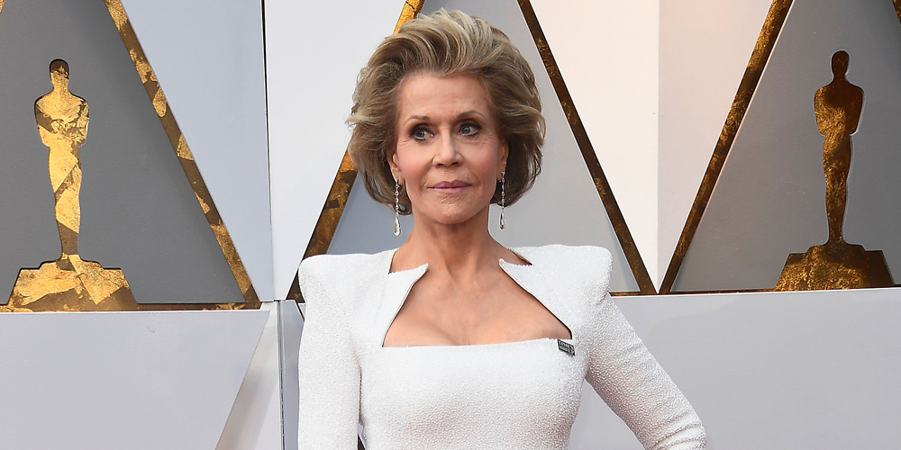 Jane Fonda Looks Chic in White on the Red Carpet at Oscars 2018! | 2018 ...
