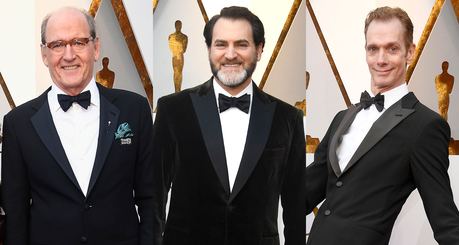 Richard Jenkins Joins ‘Shape of Water’ Co-Stars at Oscars 2018 | 2018 ...