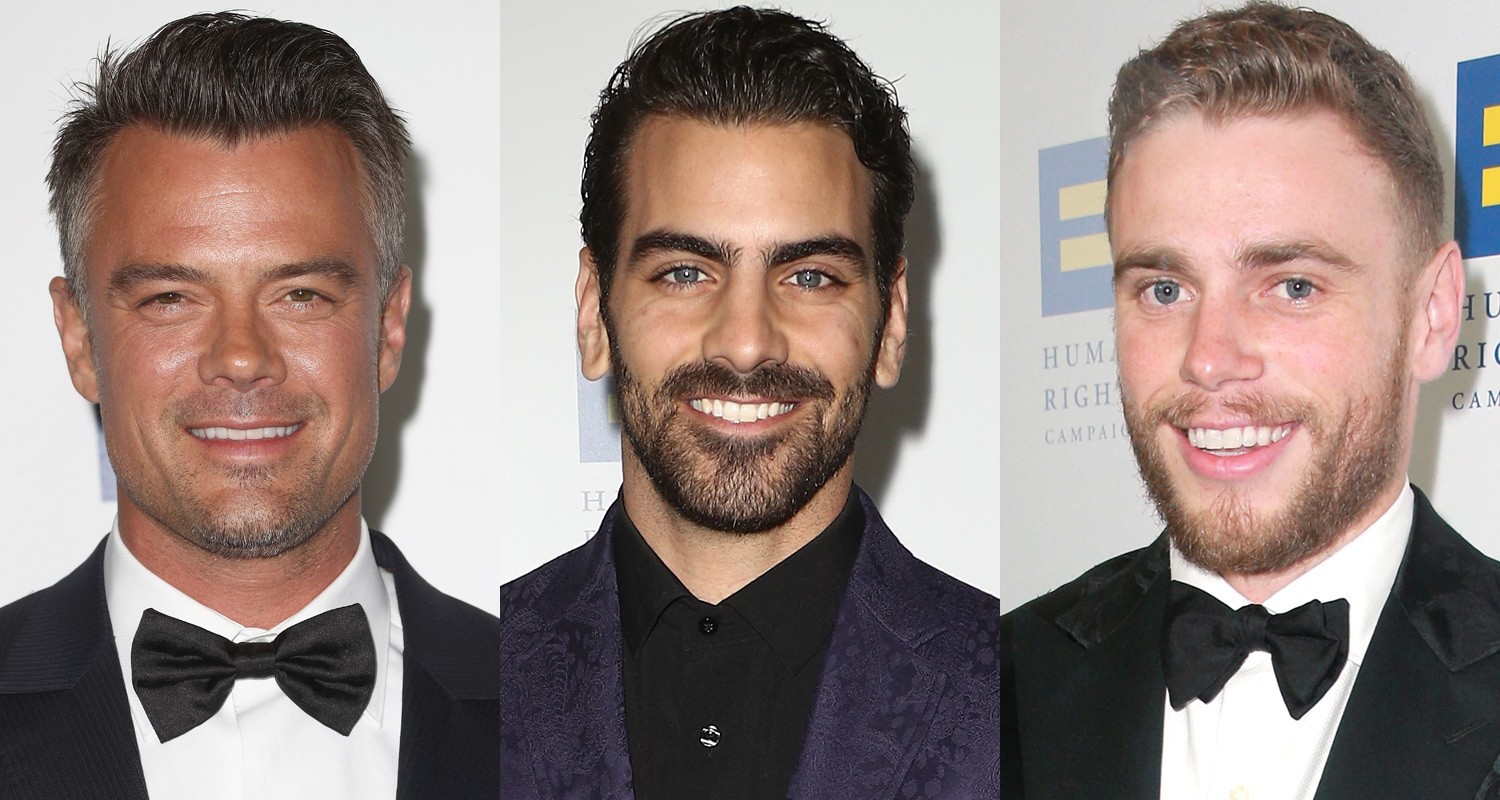 Josh Duhamel, Nyle DiMarco, & Gus Kenworthy Suit Up for Human Rights ...