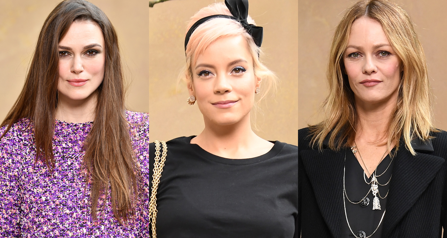 Keira Knightley, Lily Allen & Vanessa Paradis Catch Chanel Paris ...