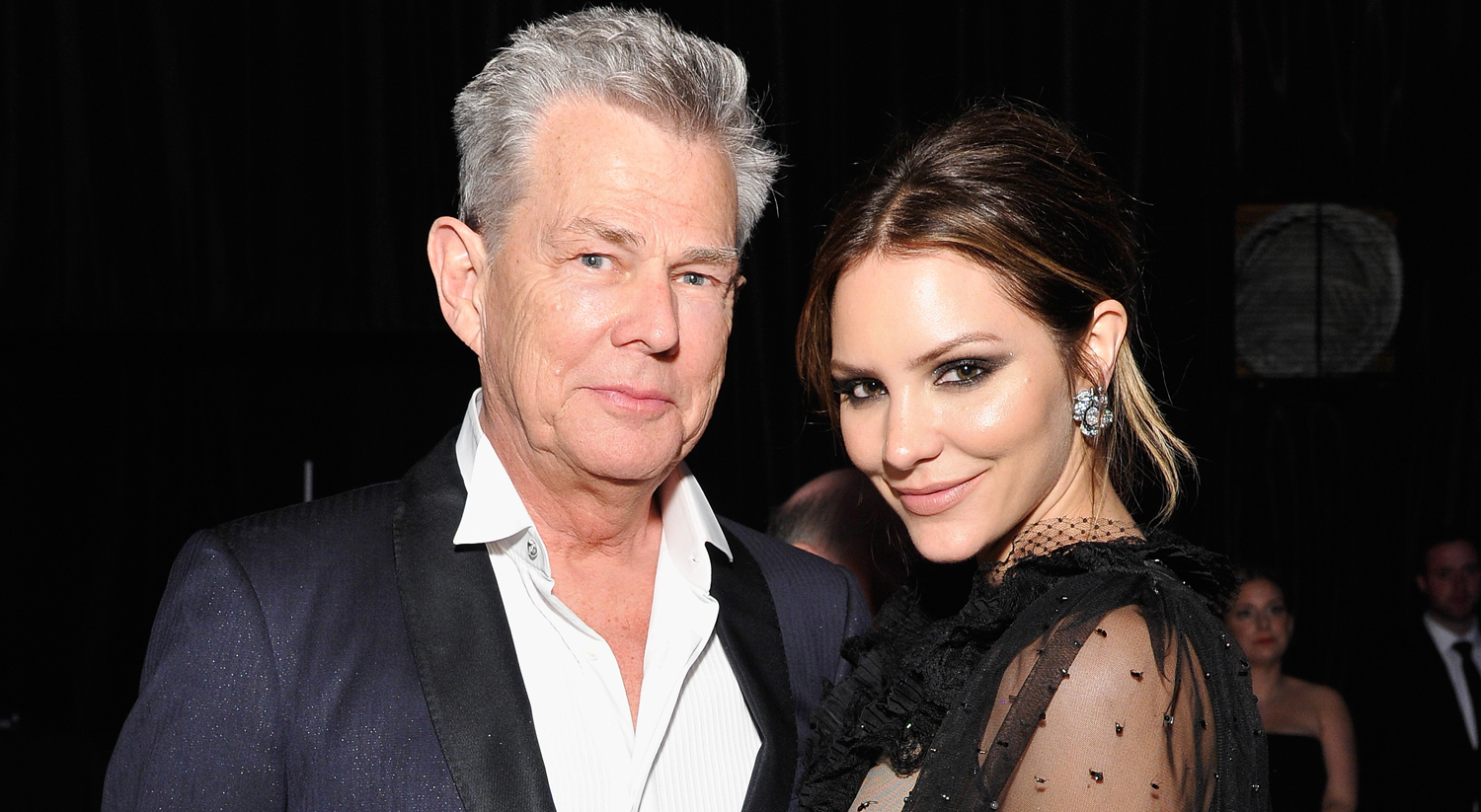 Katharine McPhee & David Foster Couple Up at Elton John’s Oscars ...