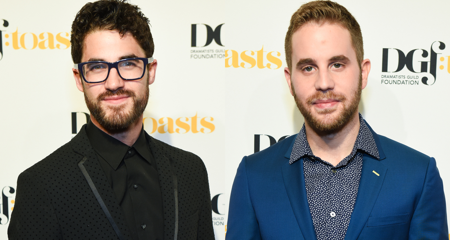 Darren Criss & Ben Platt Toast to Stephen Schwartz at 70th Birthday ...