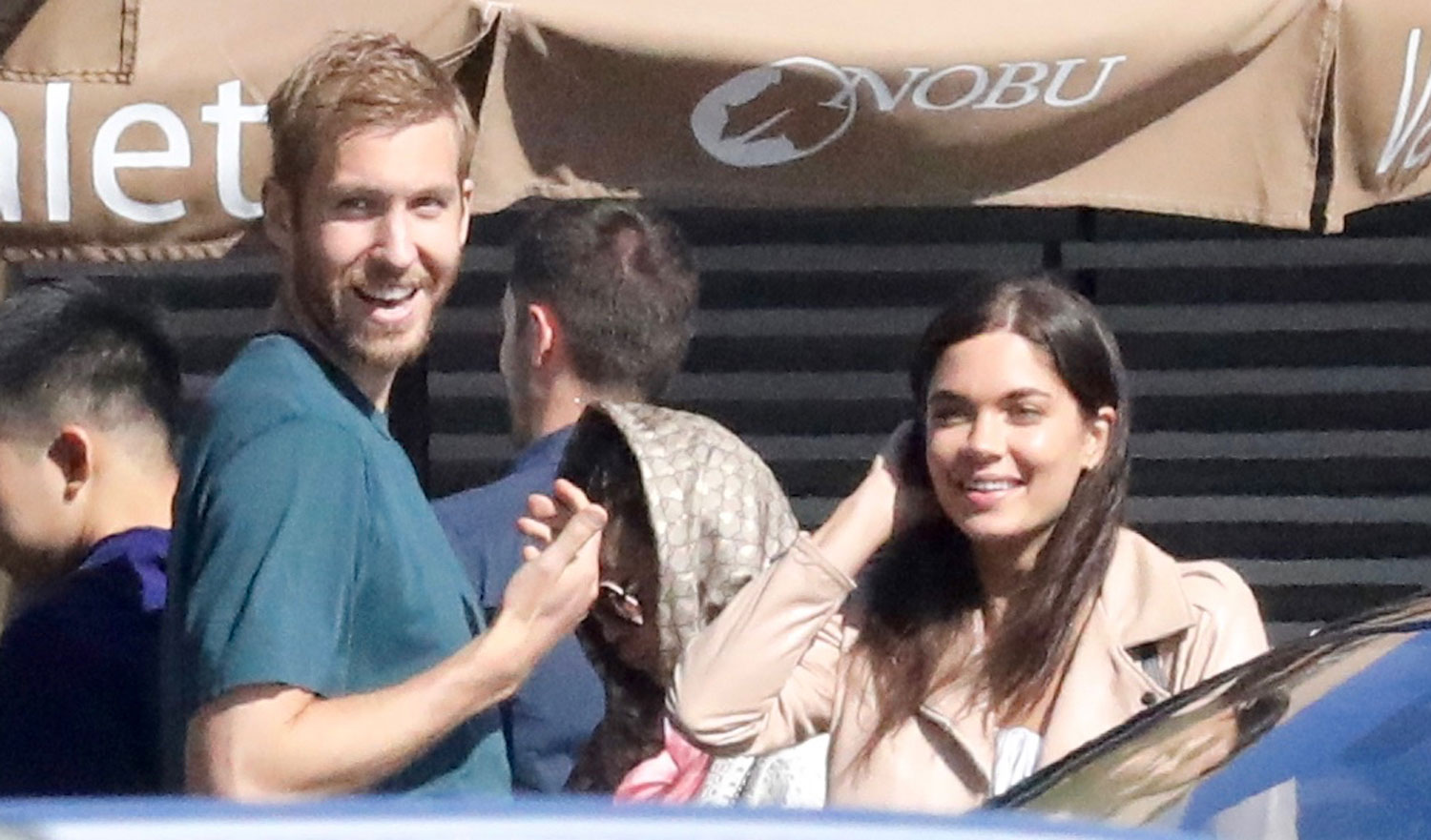 Calvin Harris & On-Again Girlfriend Aarika Wolf Couple Up for Nobu ...