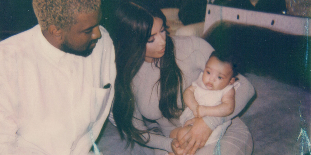 Kim Kardashian Shares Adorable Photo With Kanye West & Baby Chicago ...