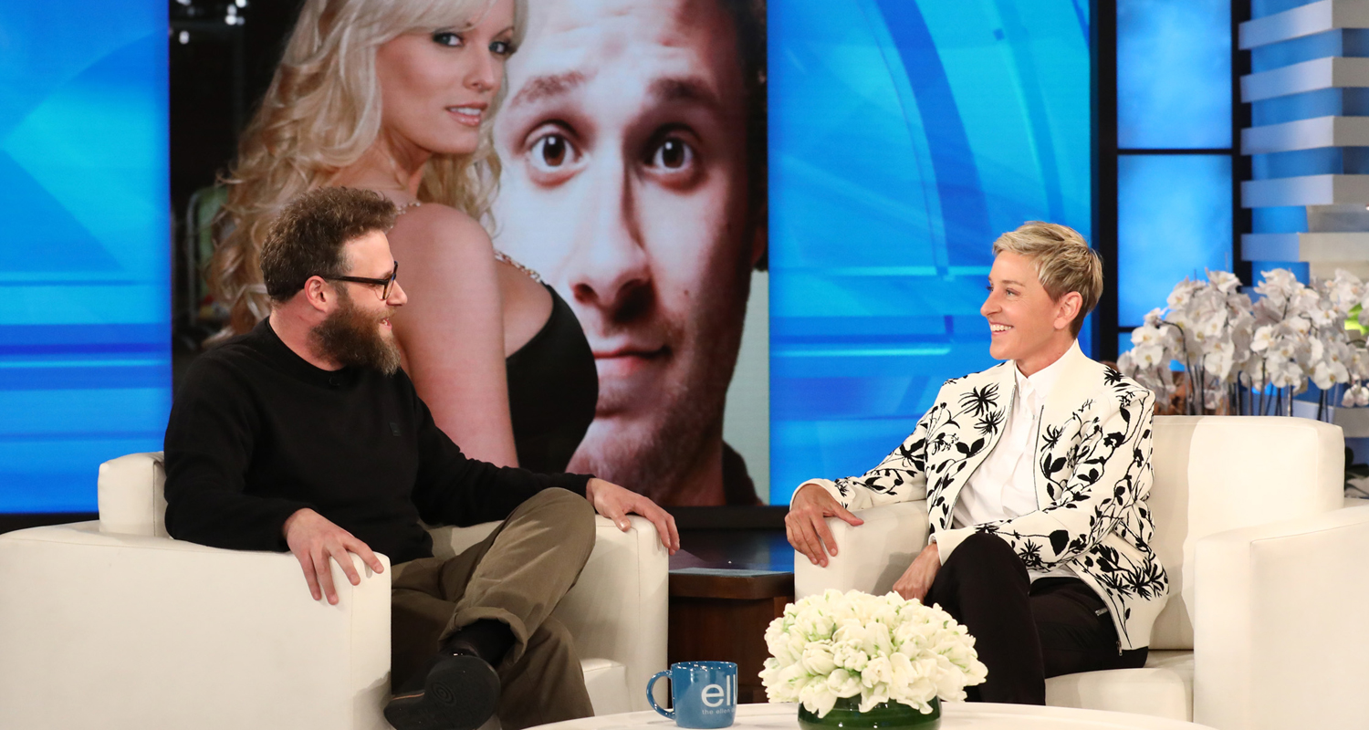 Seth Rogen Tells ‘Ellen’ That Stormy Daniels Told Him About Alleged ...