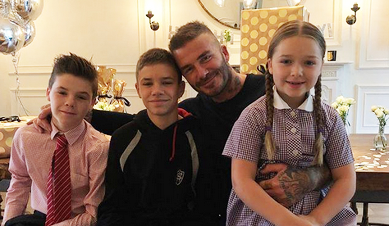 David Beckham’s Family Sends Sweet Birthday Messages! | Brooklyn ...