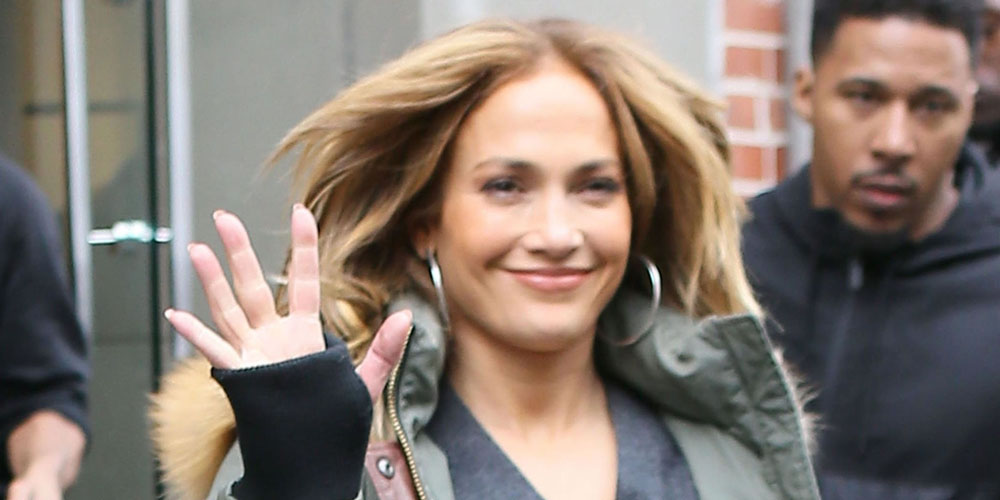 Jennifer Lopez Is All Smiles While Leaving the Set of ‘Second Act ...