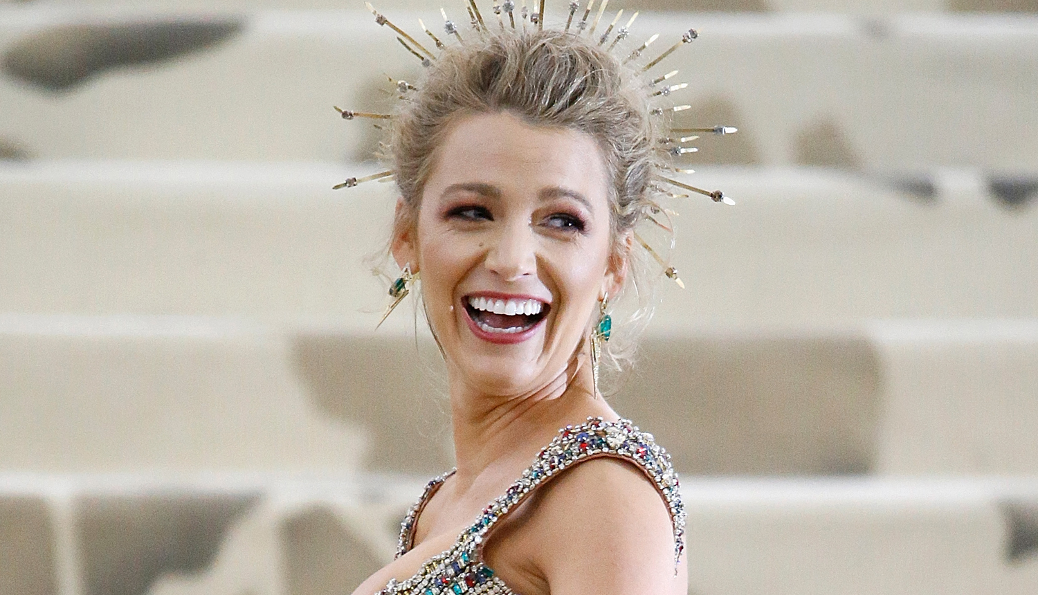 Blake Lively Reveals Hidden Family Message in Met Gala 2018 Dress ...