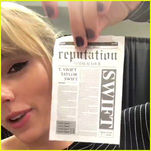 Taylor Swift Shows Off Confetti For Her ‘Reputation Tour’! | Reputation ...