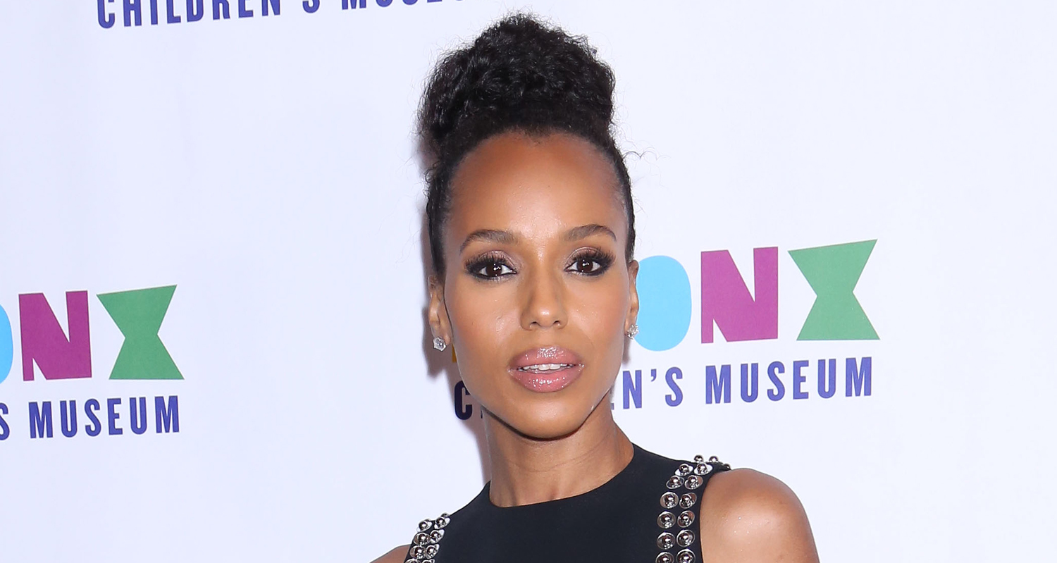 Kerry Washington Goes Pretty in Little Black Dress for Bronx Children’s ...