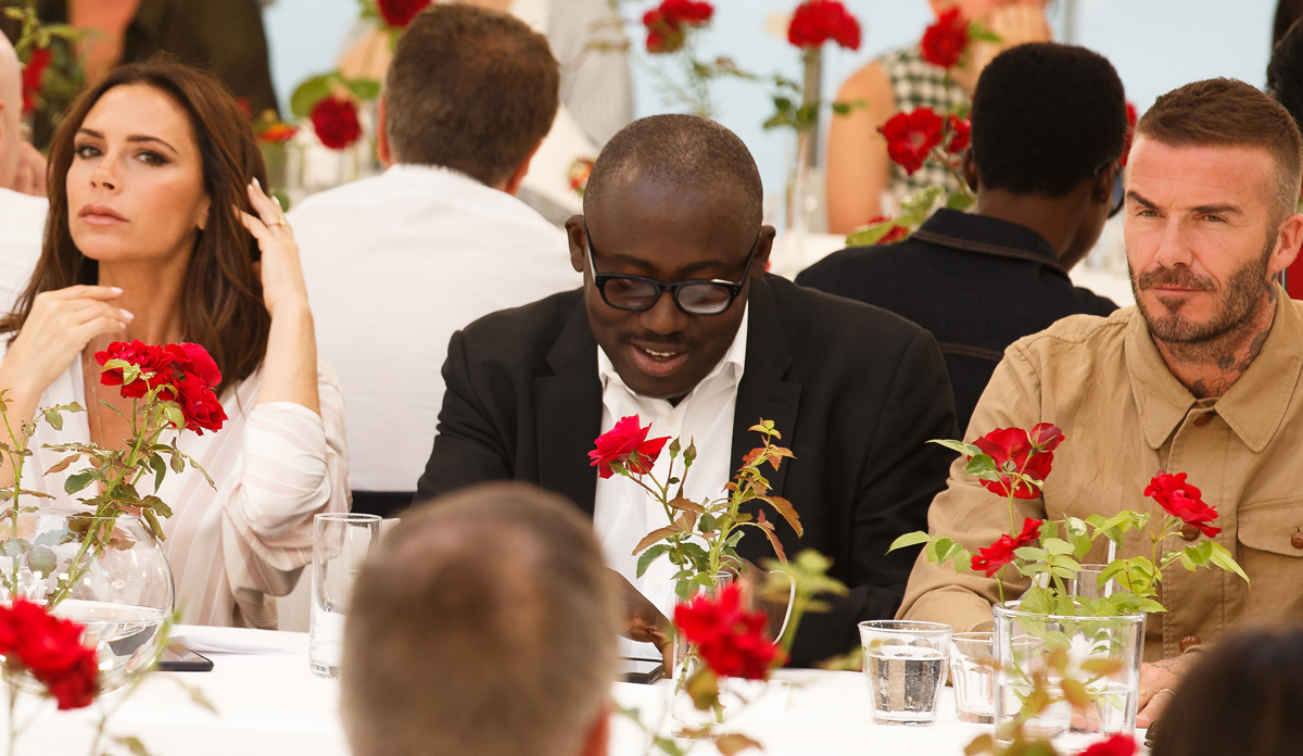 Victoria Beckham Supports Husband David Beckham at Kent & Curwen ...