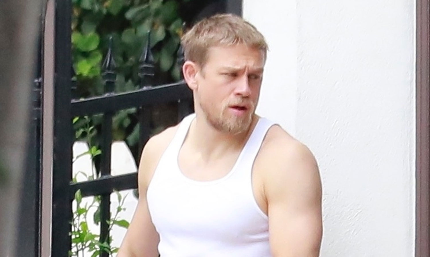 Charlie Hunnam Shows Off Toned Muscles in a Tank Top | Charlie Hunnam ...