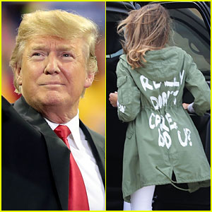 President Trump Reveals the Message Melania Is Sending with Her Jacket ...