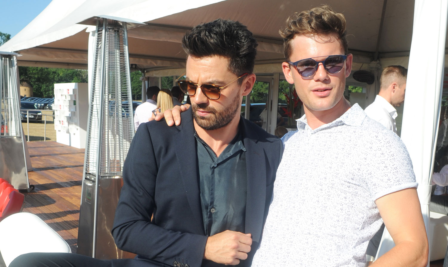 ‘Mamma Mia’ Stars Dominic Cooper & Jeremy Irvine Goof Off at Audi Polo ...