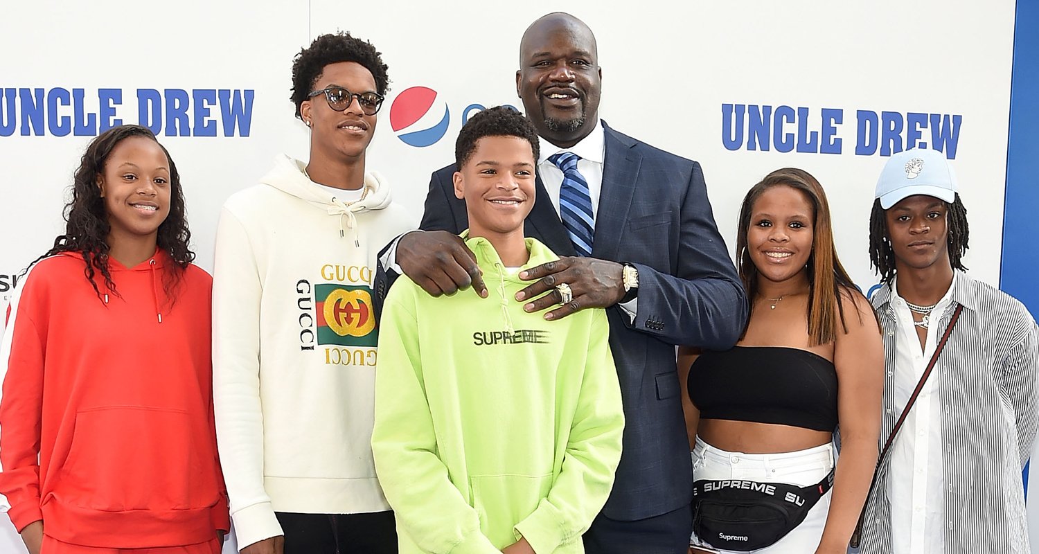 Shaq Brings All His Kids To ‘Uncle Drew’ New York Premiere! | Aaron ...