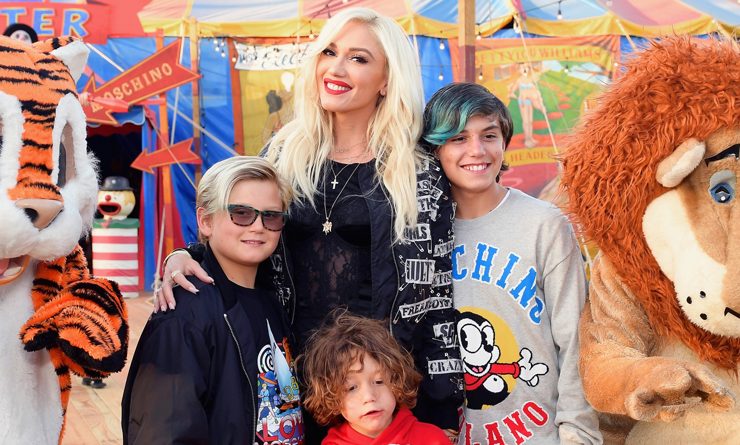 Gwen Stefani Brings Her Three Kids to Moschino Fashion Show | Apollo ...