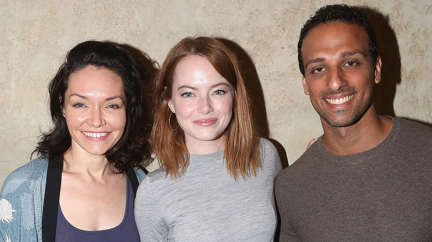Emma Stone Visits Tony-Winning Best Musical ‘The Band’s Visit’ | Adam ...