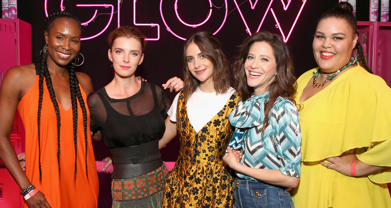 Alison Brie, Betty Gilpin & ‘GLOW’ Cast Celebrate Season Two at Emmy ...