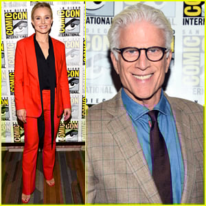 Kristen Bell & Ted Danson Promote ‘The Good Place’ Season 3 at Comic ...