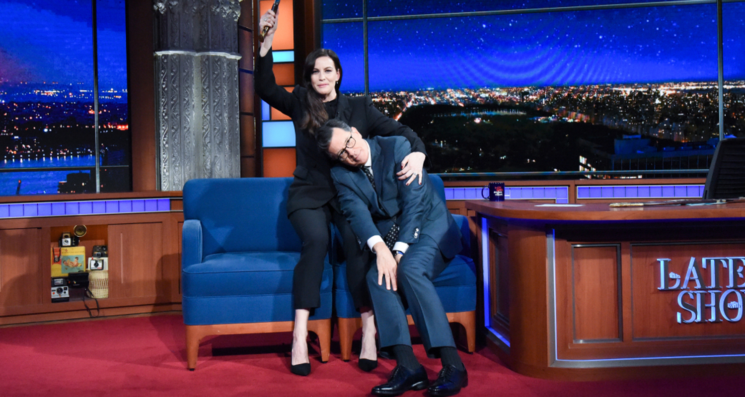 Liv Tyler Makes Stephen Colbert’s ‘Lord of the Rings’ Dreams Come True ...