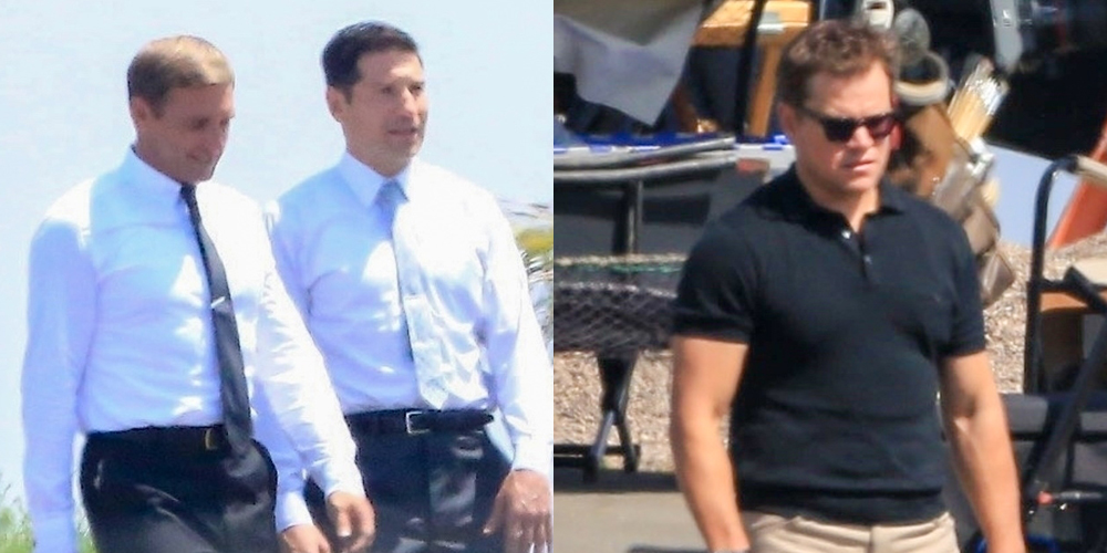 Matt Damon & His Co-Stars Film ‘Ford v Ferrari’ Scene! | Jon Bernthal ...