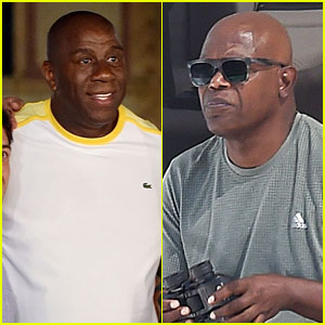 Magic Johnson & Samuel L. Jackson Relax on a Yacht in Italy | Cookie ...