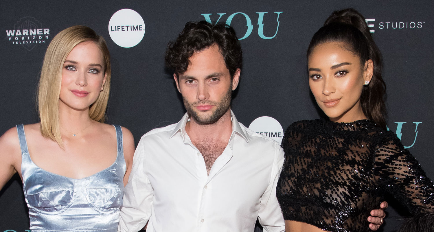 Penn Badgley, Shay Mitchell, & Elizabeth Lail Look Stylish at ‘You ...