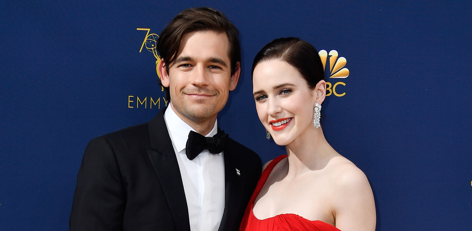 Rachel Brosnahan is Joined by Longtime Love Jason Ralph at Emmys 2018 ...